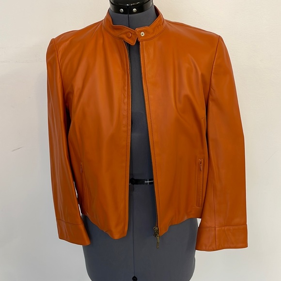 Valentino | Jackets & Coats | Stunning Valentino Roma Vintage Leather ...
